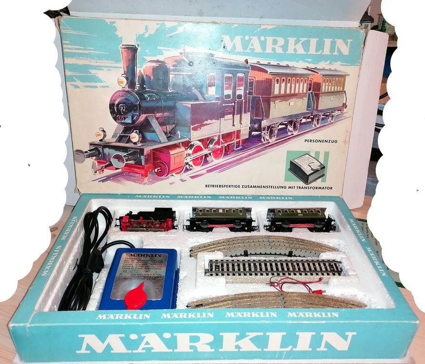 QZ) Sehr alte Märklin Packet, inkl. OVP, Loki läuft (Gebraucht) in ...