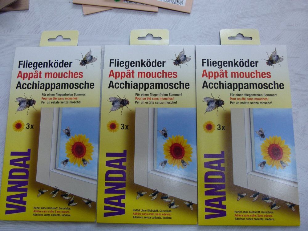 9 Stück Fliegenköder Fliegenfalle | Kaufen auf Ricardo