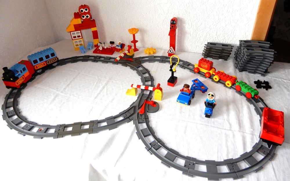 Lego-Duplo 4281 E-Eisenbahn mit Sound - total 90 Teile - | Kaufen auf ...