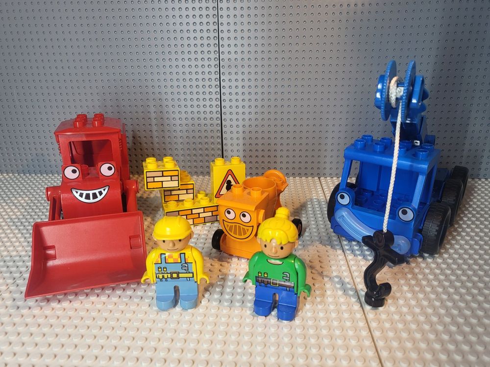 Lego Duplo Bob der Baumeister, Buddel, Mixi, Heppo (Gebraucht) in ...