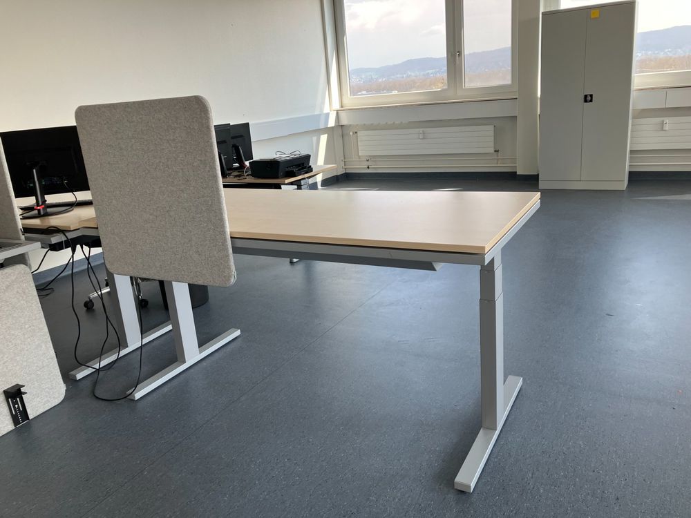 Denz D1 Sitz-Stehtisch / height-adjustable table (Gebraucht) in Basel ...