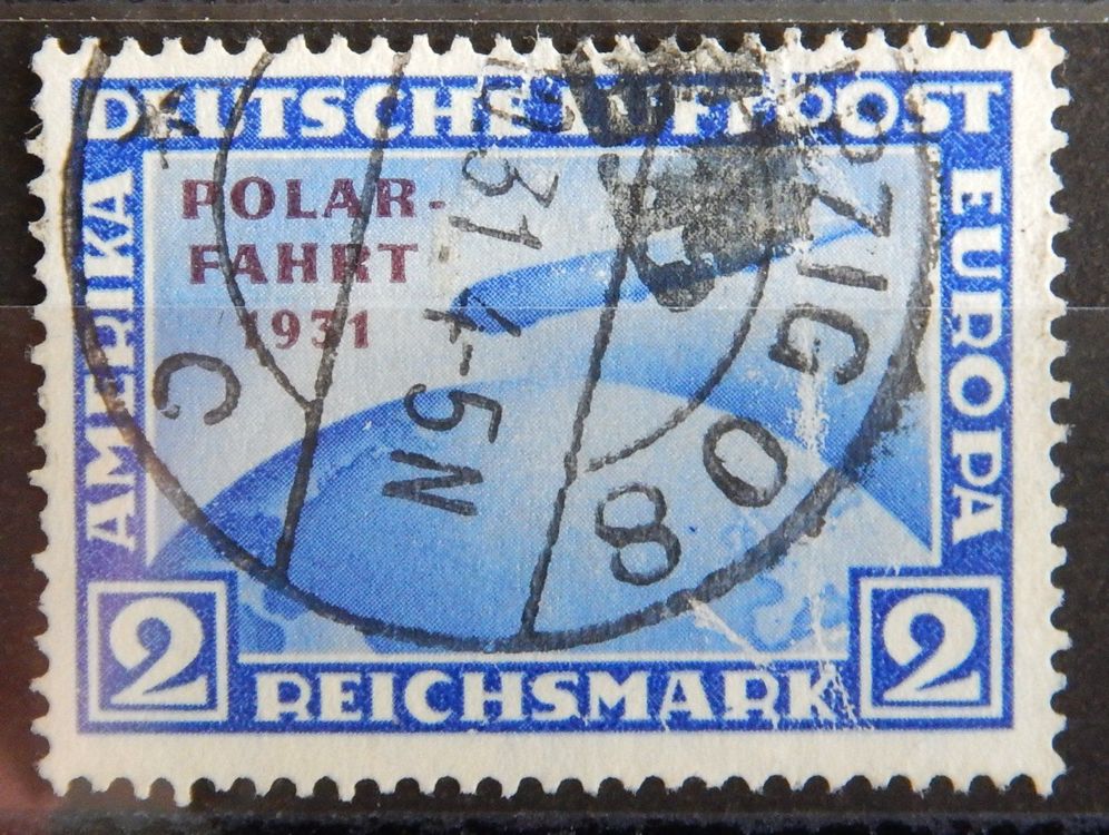 Deutsches Reich Kat. 457 gest. 1931 Kat. 260 Euro Zeppelin | Kaufen auf ...