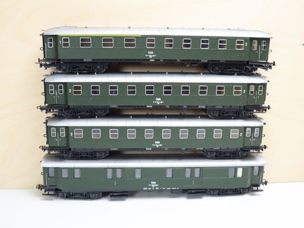 Liliput 4 x ÖBB Personenwagen - schöne Modelle - H0 (Gebraucht) in ...