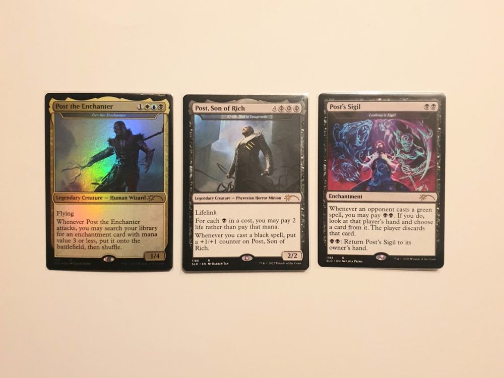 Secret Lair x Post Malone - Three Cards | Kaufen auf Ricardo