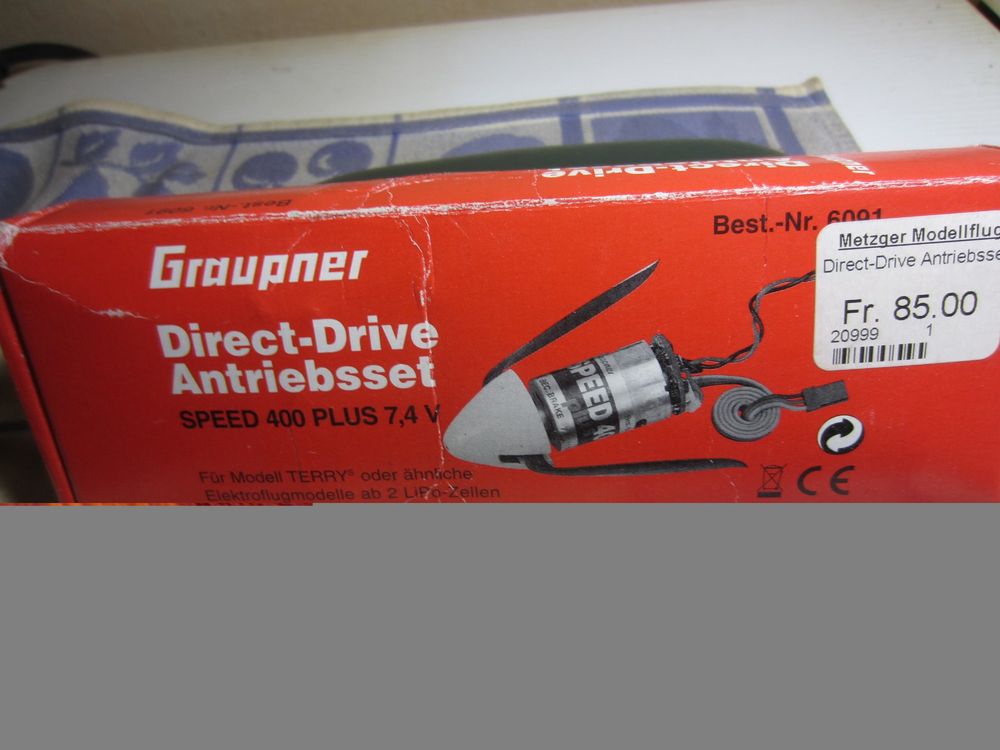 Graupner Direct-Drive Antriebsset, Speed 400 plus, 7,4 V (Neu (gemäss ...