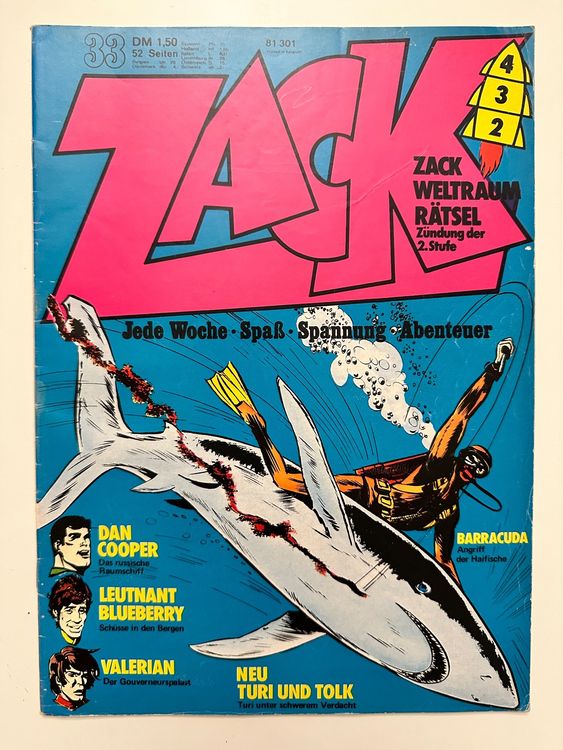Rarität Zack Comics 33 von 1973 | Kaufen auf Ricardo
