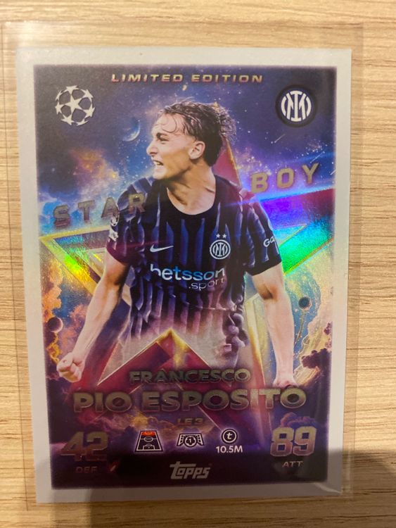 Topps Match Attax 25/26 Limited Edition Pio Esposito LE3 (Neu (gemäss ...