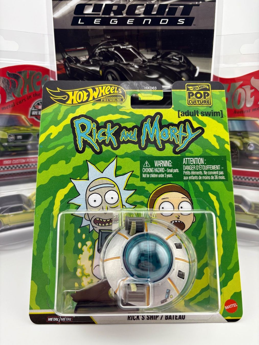 Hot Wheels Rick's Ship Rick and Morty Premium Pop Culture (Neu und ...