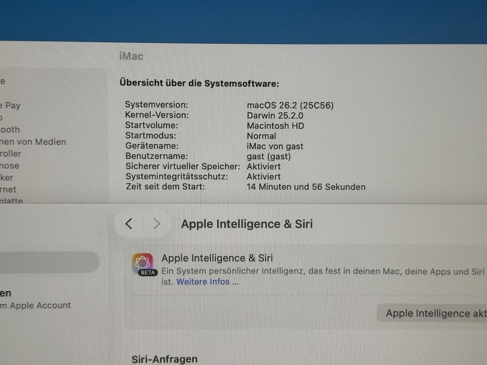 Apple iMac 24" 2021 Retina 4.5K, M1, 16GB RAM, 512GB SSD (Gebraucht) in ...