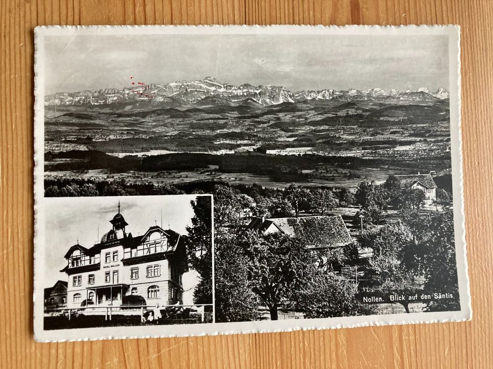 Hosenruck - Hotel Nollen - Blick Säntis AK 1957 (Gebraucht) in Oberuzwil für CHF 1 – mit ...
