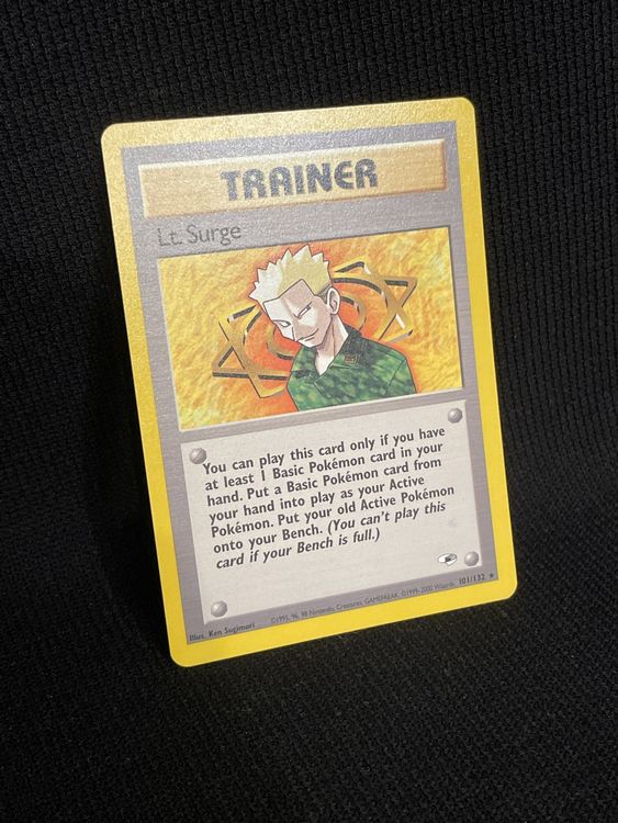 Lt Surge Gym Heroes Rar 101 132 Pokemon Trainer Kaufen Auf Ricardo