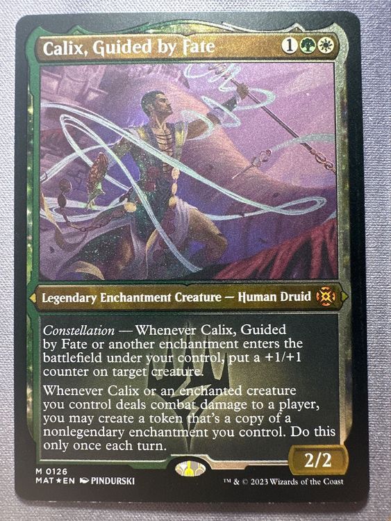 Calix, Guided by Fate ETCHED FOIL Variant 0126 MAT (Neu (gemäss ...