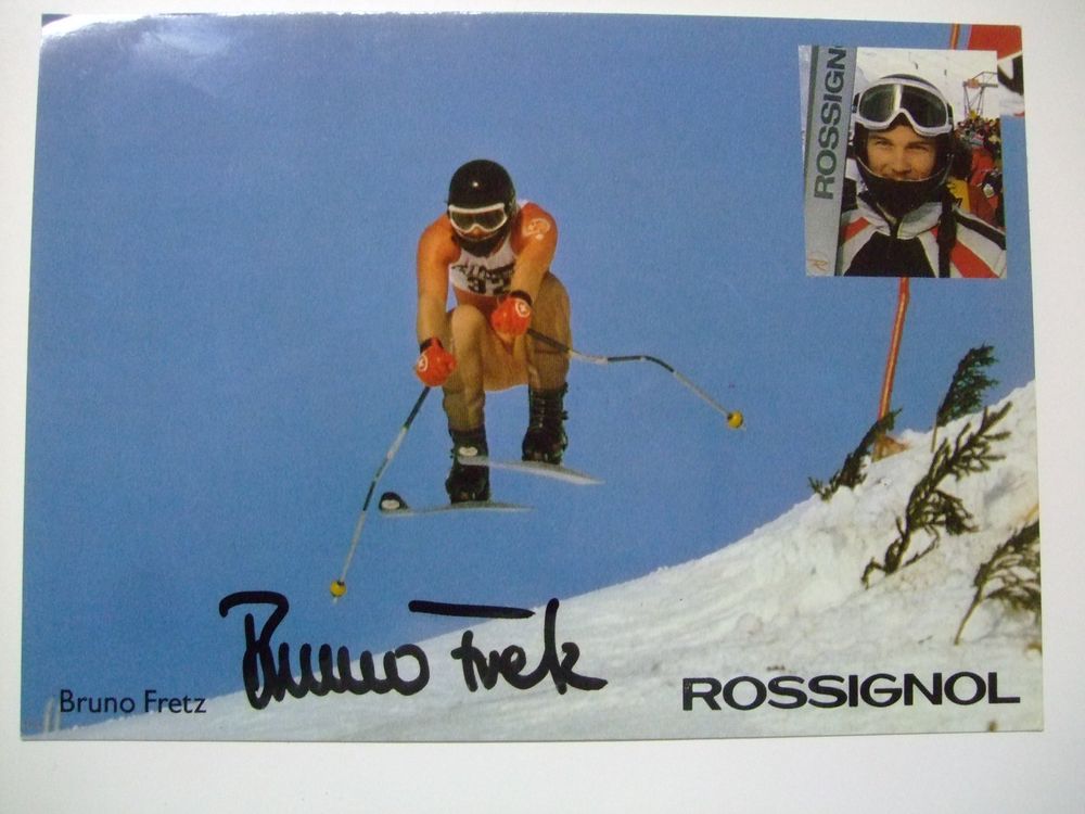 BRUNO FRETZ (CH) AUTOGRAMMKARTE (Gebraucht) in Schachen b. Reute für ...