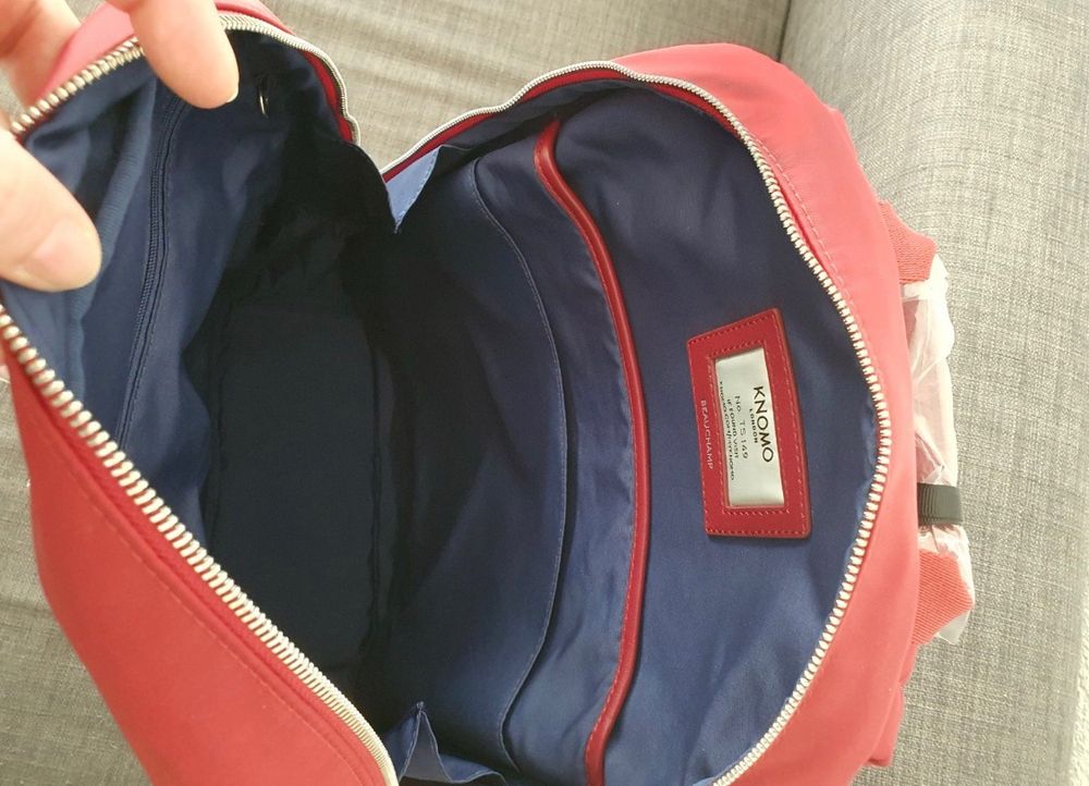 KNOMO London Rucksack — Mayfair / Beauchamp — Neu / Rot | Kaufen auf Ricardo