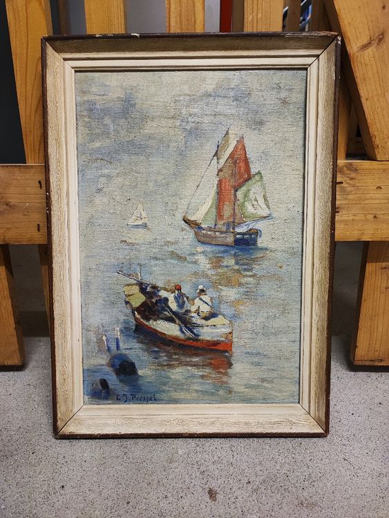 Ölbild Segelschiff | Kaufen auf Ricardo