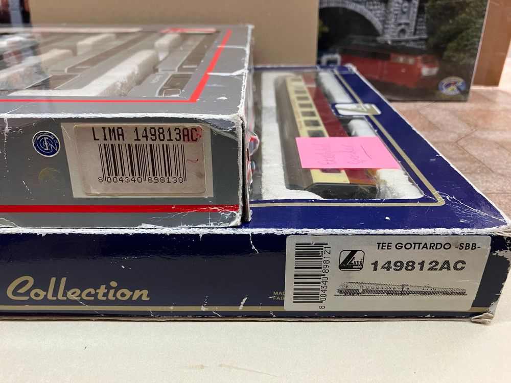 Lima 4-teilige RABe "graue Maus" u. RAe "TEE", H0 WS, Defekt | Kaufen auf Ricardo