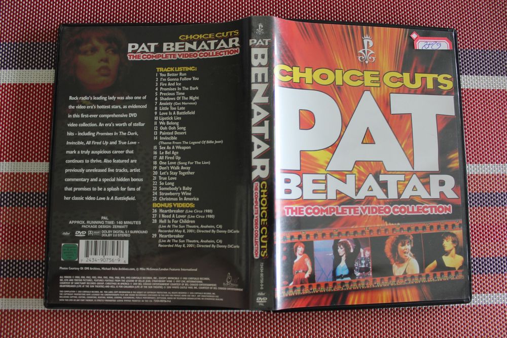 Pat Benatar-Choice Cuts-The Ultimate Video Collection (DVD) (Gebraucht ...