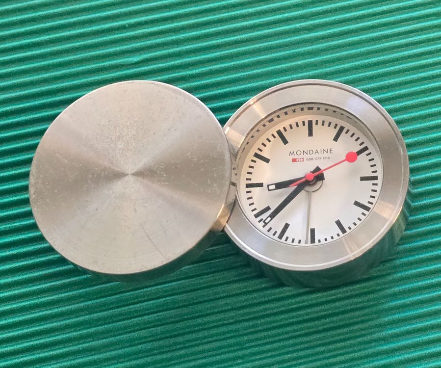 SBB MONDAINE SBB UHR TASCHENUHR CLOCK DESIGN RAR ALARM (Gebraucht) in ...