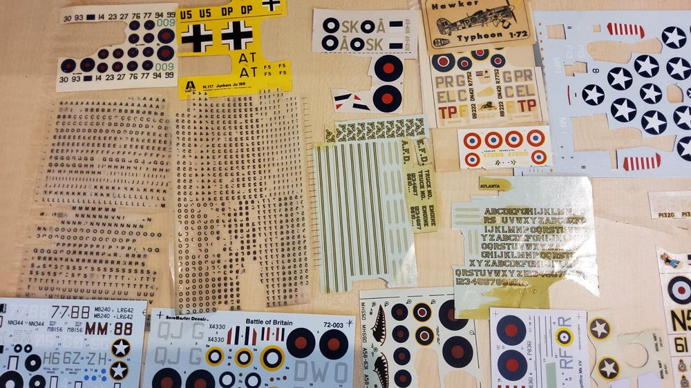Sammlung Decals für Modellbau | Kaufen auf Ricardo