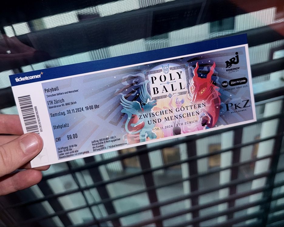 Polyball Ticket ohne Legi | Kaufen auf Ricardo