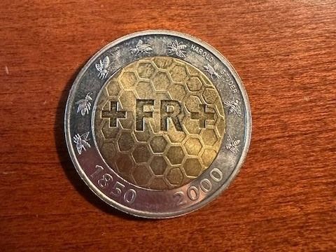 5 Franken Gedenkmünze, 2000, 150 Jahre Schweizer Franken | Kaufen auf Ricardo