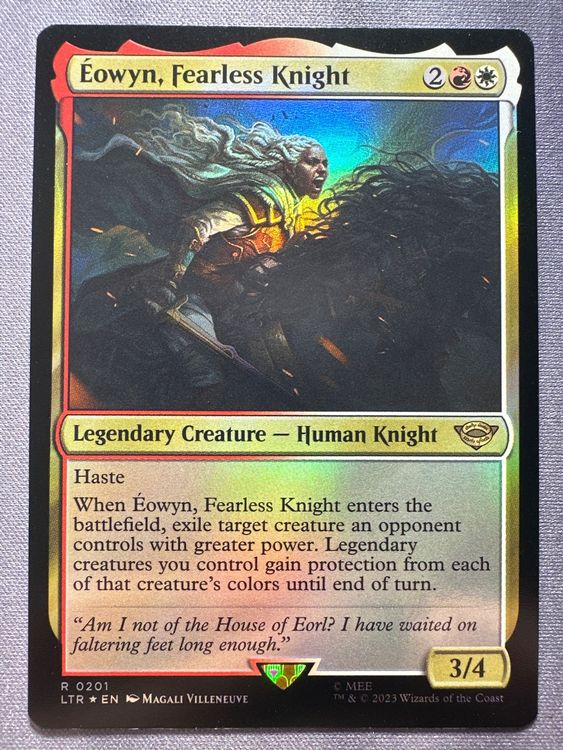 Éowyn, Fearless Knight FOIL 0201 Lord of the Rings | Kaufen auf Ricardo