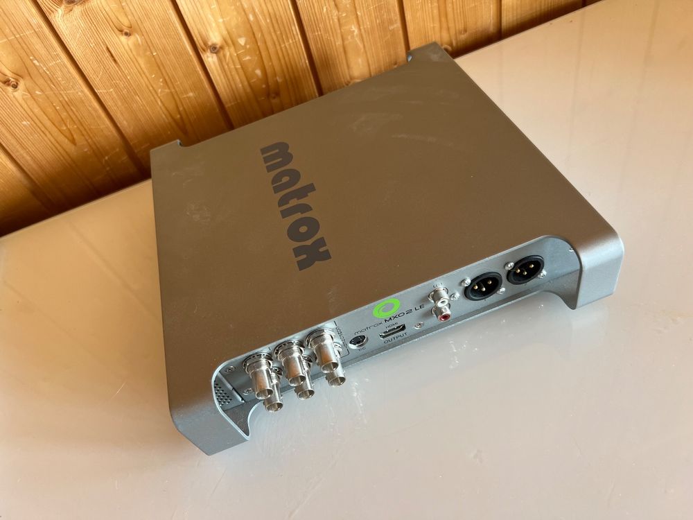 Matrox MXO2 LE I/O-Box mit MXO2 DOCK (Gebraucht) in Andermatt für CHF ...