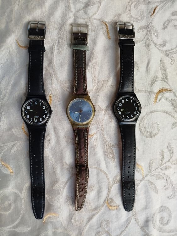 3x Swatch Gent – frühe 90er – mit Batterie (Gebraucht) in Thun für CHF ...