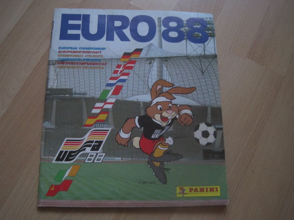 Euro 88 Panini Album 1988 (Gebraucht) in Gossau SG für CHF 59 – mit ...