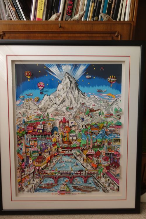 Charles Fazzino "Switzerland" Artists Proof 3 D (Neu und ...