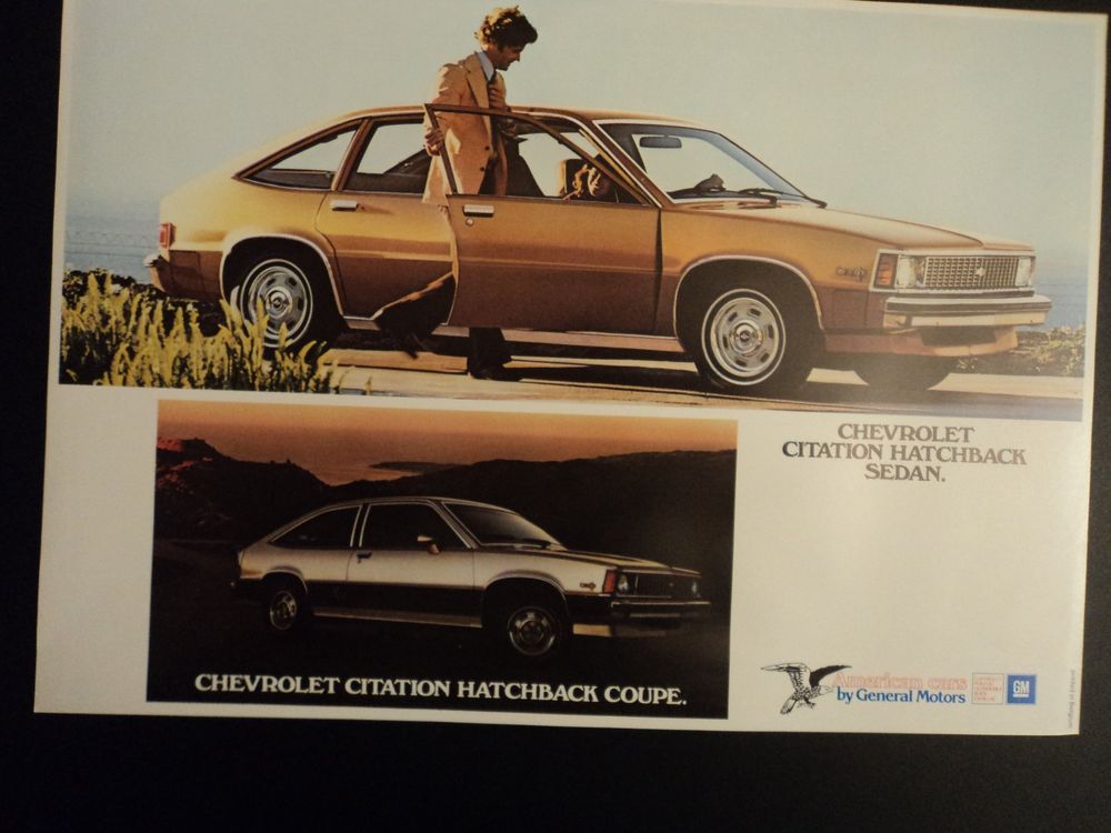 Prospekt Chevrolet Citation Hatchback Coupé Sedan 1979 (Gebraucht) in ...