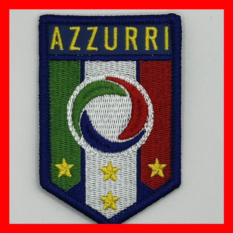 Italien Squadra Azzurra Aufnäher Badge Calcio Fussball WM EM (Neu und ...