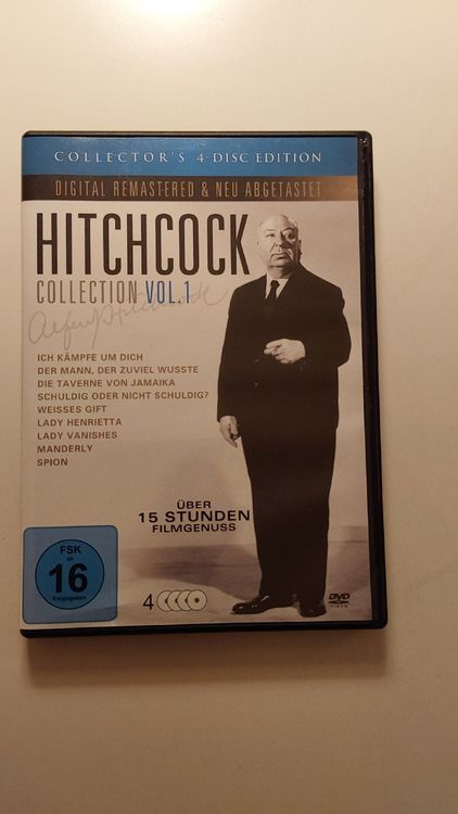 Hitchcock Collection Vol.1 - 4 DVDs - Klassiker! (Gebraucht) in Worb ...