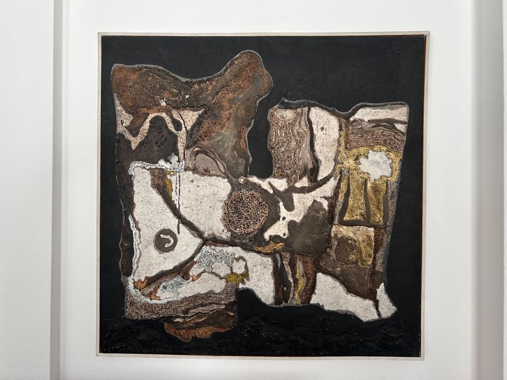 Gemälde von Hans Bachmann (CH), 1966, Mischtechnik (Gebraucht) in ...