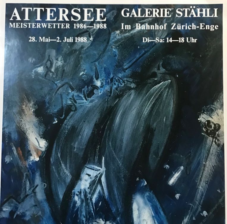 Christian Ludwig ATTERSEE (1940) Plakat Handsigniert (Gebraucht) in Root für CHF 15 – mit ...