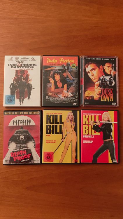Sammlung Quentin Tarantino Filme. 6 DVD's. (Gebraucht) in Birmensdorf ZH für CHF 5 – mit ...