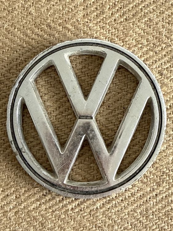 VW Käfer Logo Emblem, K.Schwager Jr. Pforzheim, Rarität! (Gebraucht) in ...