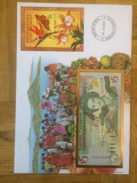 Banknotenbrief St. Vincent &. Grenadines (Neu und originalverpackt) in Muralto für CHF 12.5 ...