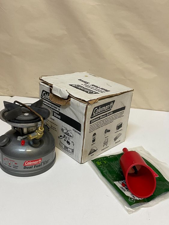 Benzinkocher Coleman 533 Dual Fuel Stove Campingkocher (Gebraucht) in ...
