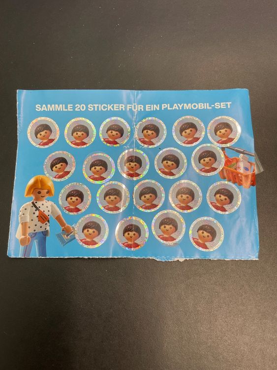 Migros Mania Playmobil 20 Sticker volle Karte (Neu (gemäss Beschreibung)) in Steinerberg für CHF ...