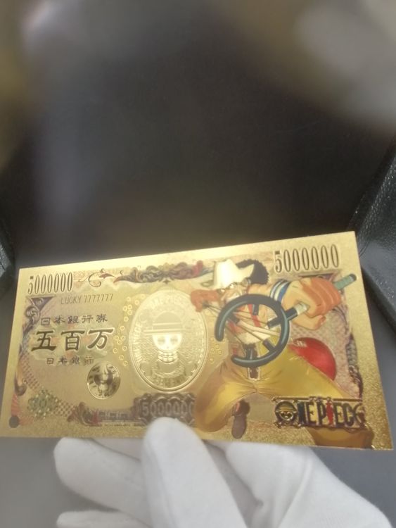 ♦One Piece♣ Anime Gold Banknote (Neu und originalverpackt) in Dübendorf ...