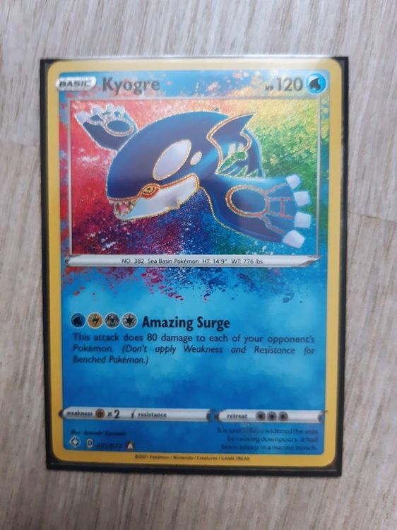 Pokemon Sword&Shield Shining Fates #21 Kyogre | Kaufen auf Ricardo