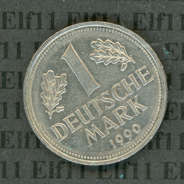 DEM___1.00 1990J -vz 1 Deutsche Mark | Kaufen auf Ricardo
