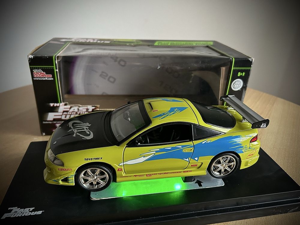 Mitsubishi Eclipse 1995 Fast and Furious Streetglow 1:18 (Gebraucht) in ...