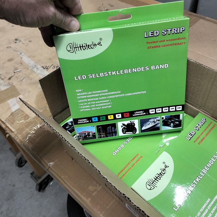 LED Strips Lichter Selbstklebend Wasserdicht Neu OVP 12 Volt (Neu und ...