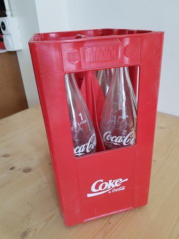 alter Coca Cola Harass mit 6 Glas Flaschen Sammlerstück (Gebraucht) in Walterswil BE für CHF 10 ...