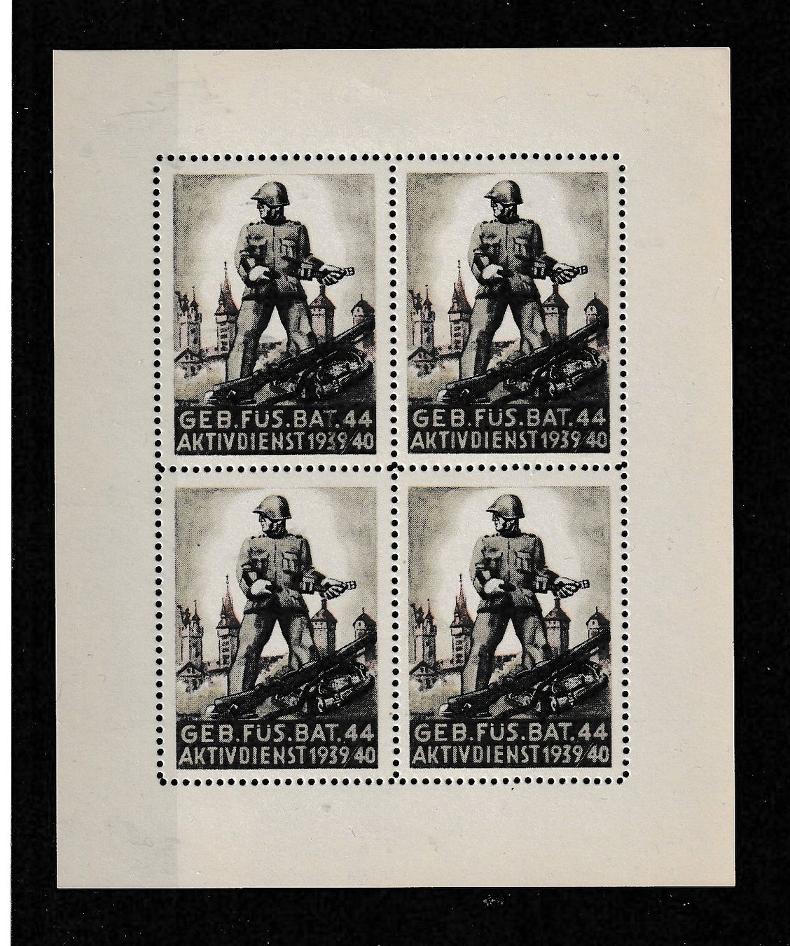 INF GEB FUS BAT 44, Wit 332/3, Fr 10.-- (Neu (gemäss Beschreibung)) in ...