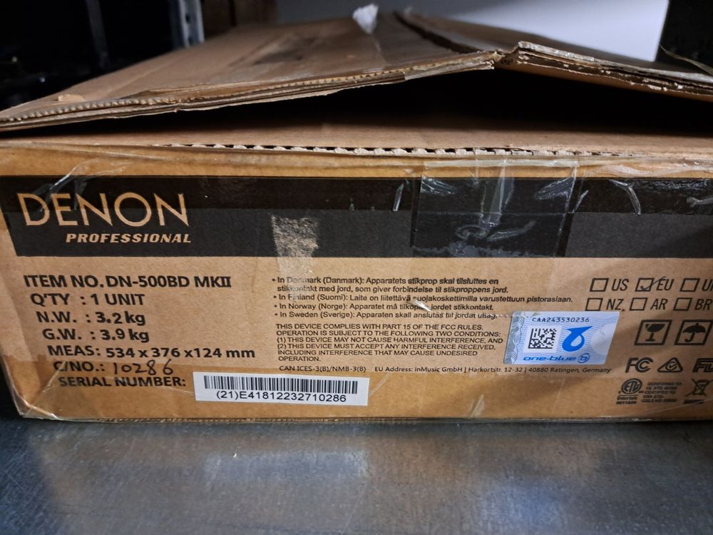 Blue Ray Player Denon dn-500bd mkII - (Gebraucht) in Dürnten für CHF 72 ...