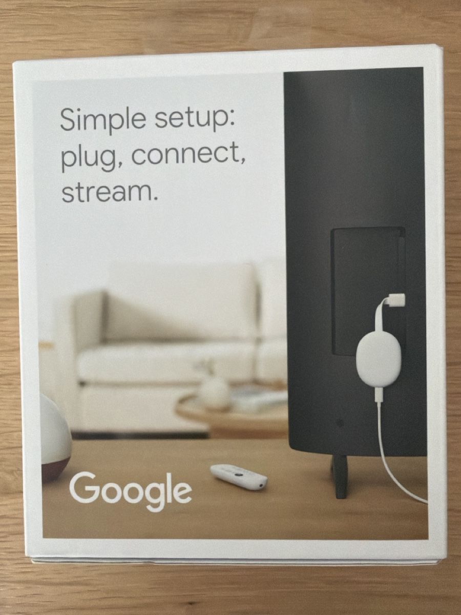 Chromecast avec Google TV - Regardez vos séries ! (Neuf avec emballage ...