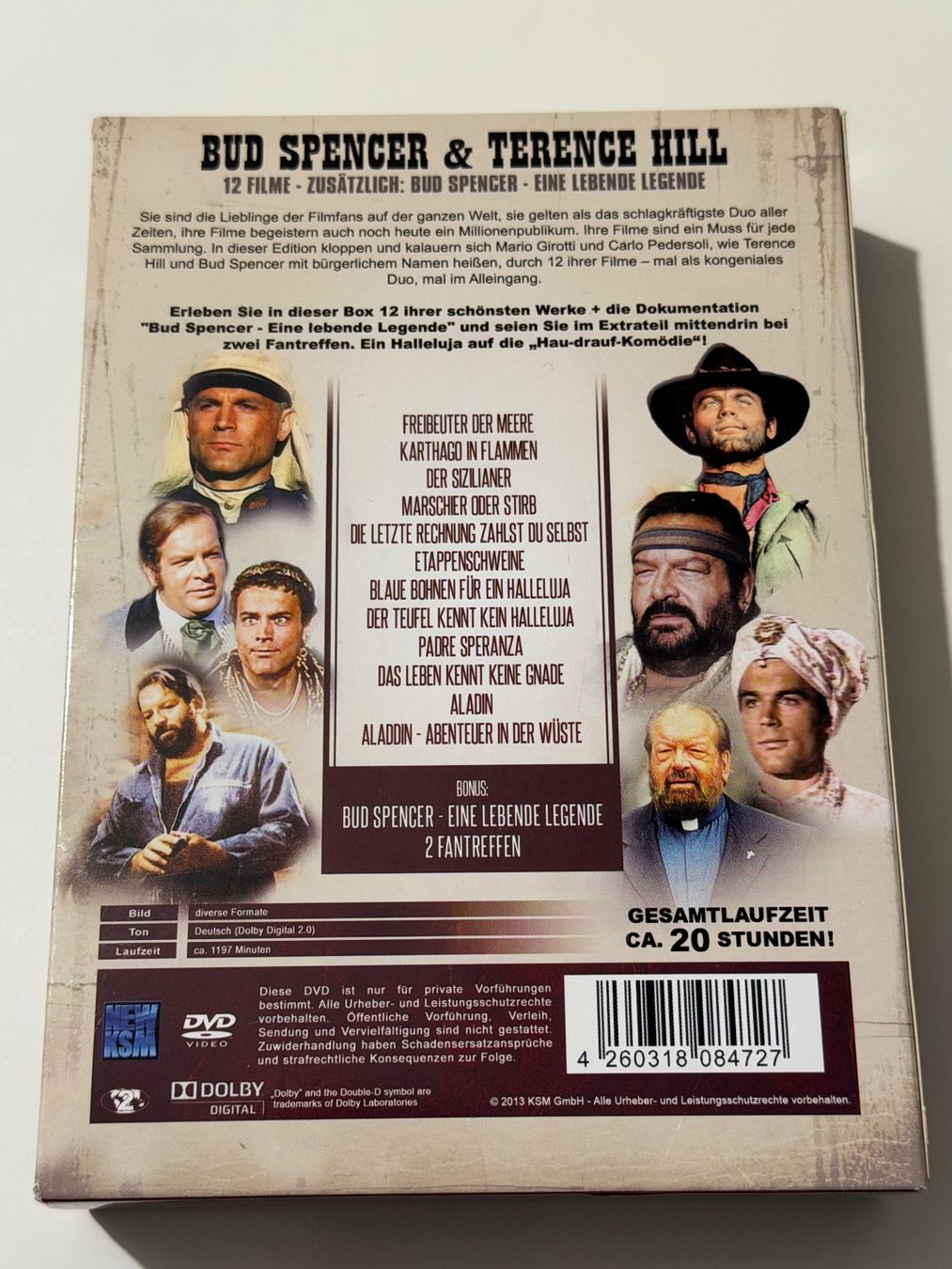 Bud Spencer & Terence Hill Edition - 12 Filme DVD Box (Neu (gemäss ...